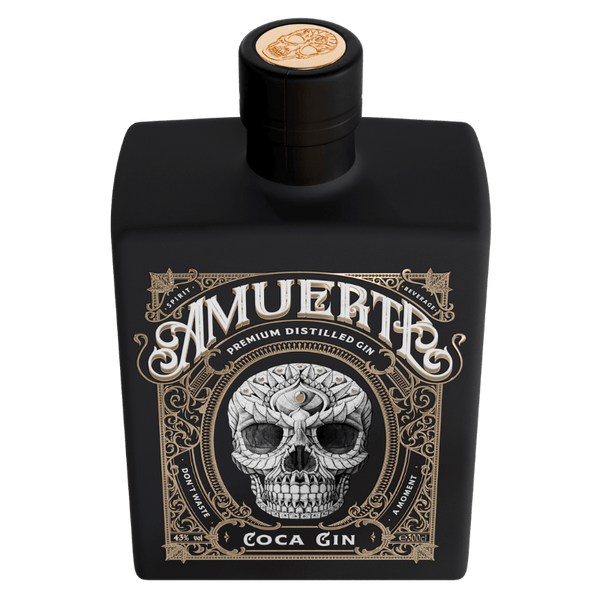 Amuerte Coca Leaf Gin Black 3 Liter Bottle | Amuerte Switzerland