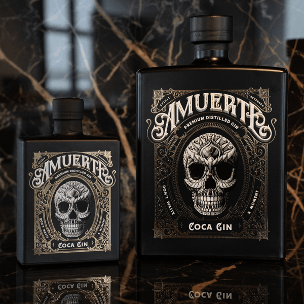 Amuerte Coca Leaf Gin Black 3 Liter Bottle | Amuerte Switzerland